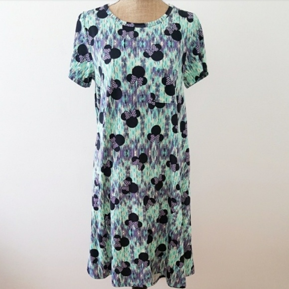 LuLaRoe | Dresses | Xxs Lularoe Disney Carly Unicorn Minnie Mouse ...